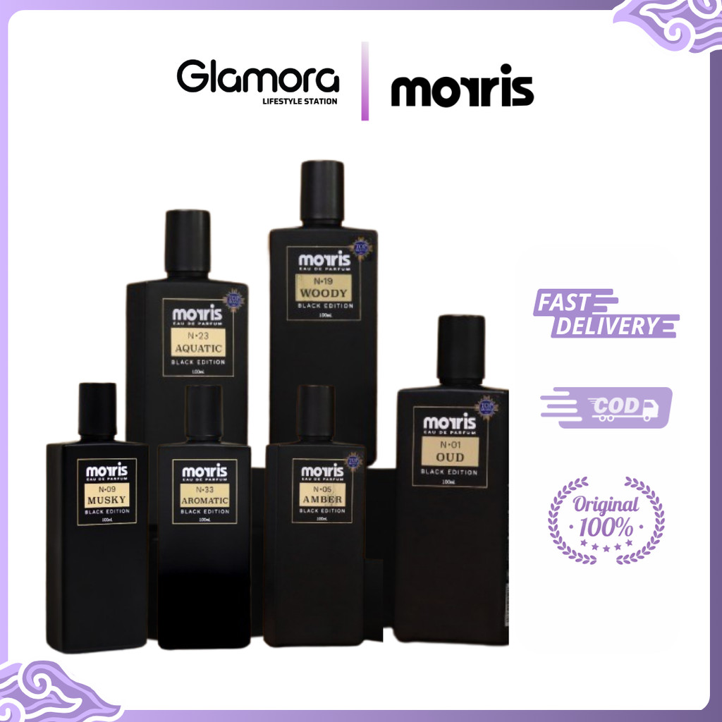 Jual Morris Eau De Parfum Black Edition 100ml (TANYAKAN DULU ...