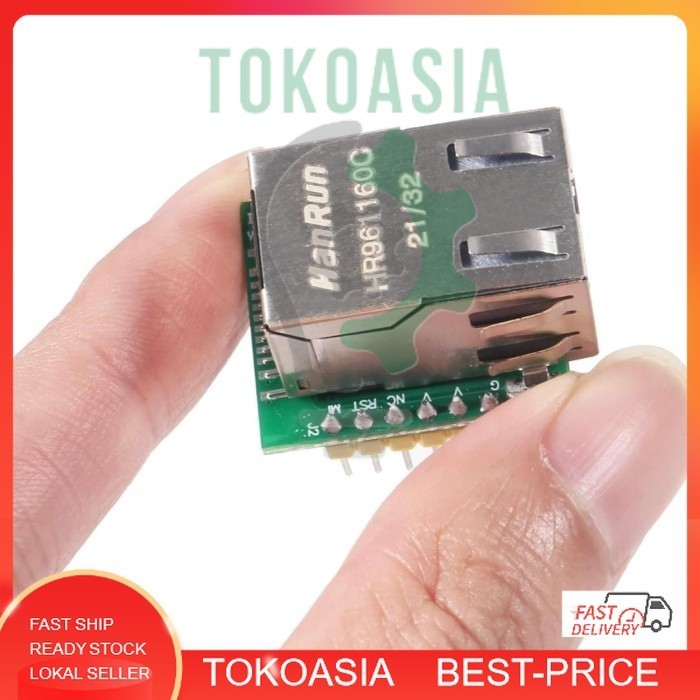 Jual W5500 Module SPI to LAN Ethernet Network Module TCP IP STM32 ...