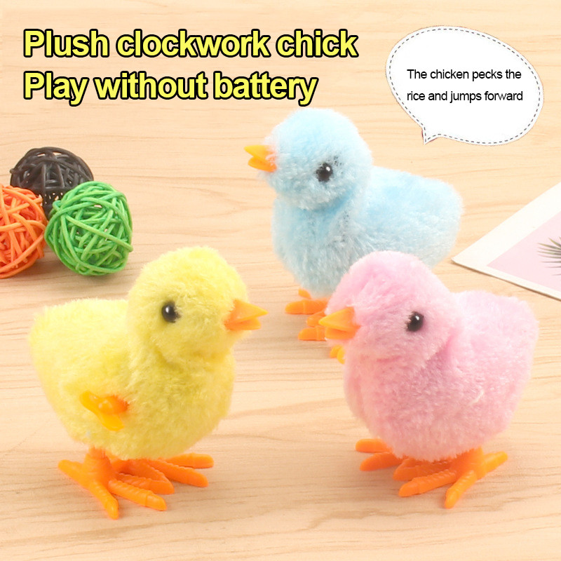 Jual Cute Wind Up Chicken Plush Animal Toy Children Boy Girl Stuffed ...