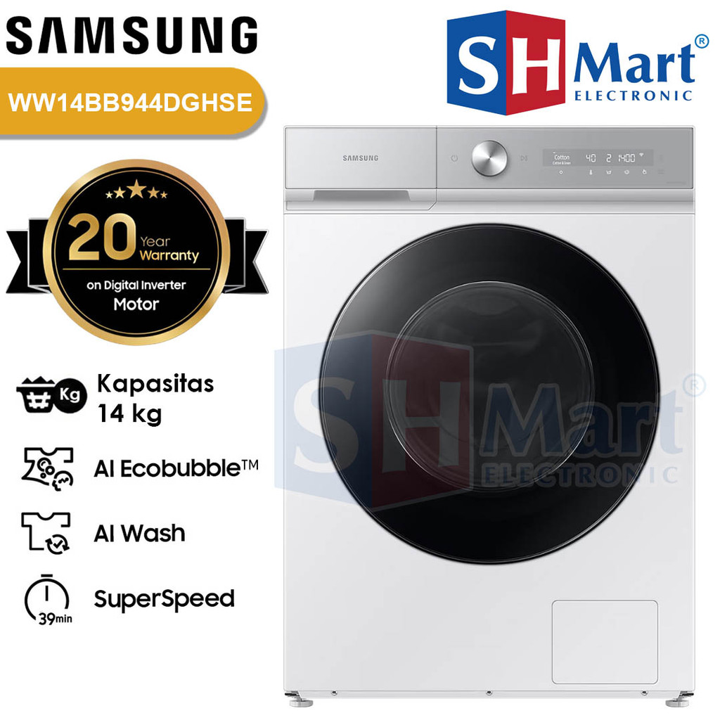 Jual MESIN CUCI FRONT LOADING SAMSUNG 14 KG WW14BB944DGHSE / WW14BB BESPOKE QUICK DRIVE GARANSI ...