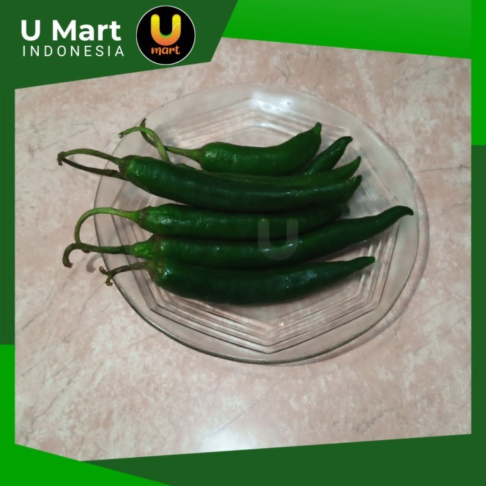 Jual U Mart - Cabai Hijau Besar 250 gram - Cabe Ijo Gede 250 gram ...
