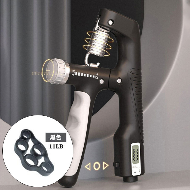 Jual Smart Counting Hand Grip 10-100KG Adjustment Exercise Power ...