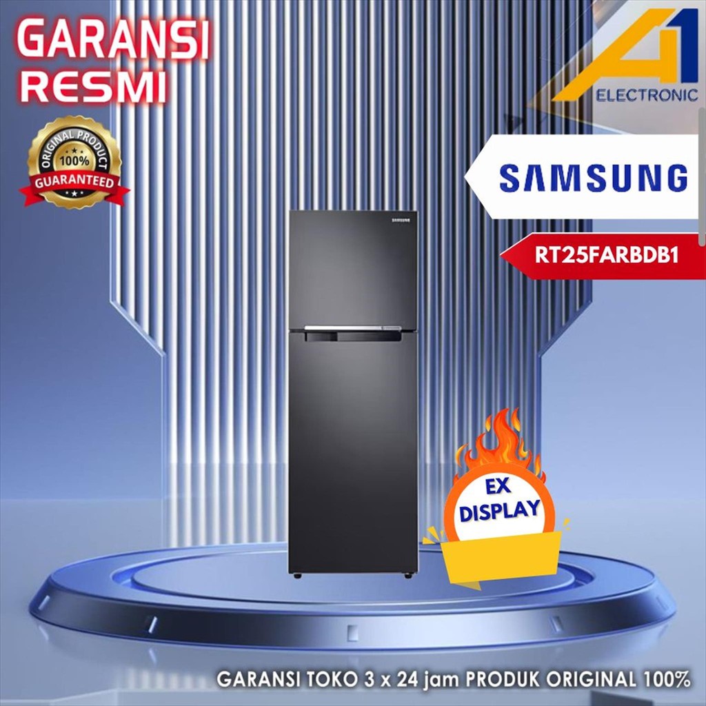 Jual SAMSUNG Kulkas RT25FARBDB1 / RT25 Digital Inverter 2 Pintu 264 L Display | Shopee Indonesia