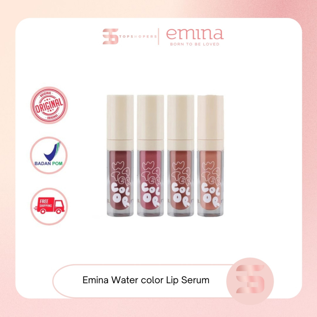 Jual Emina Watercolor Lip Serum | Shopee Indonesia
