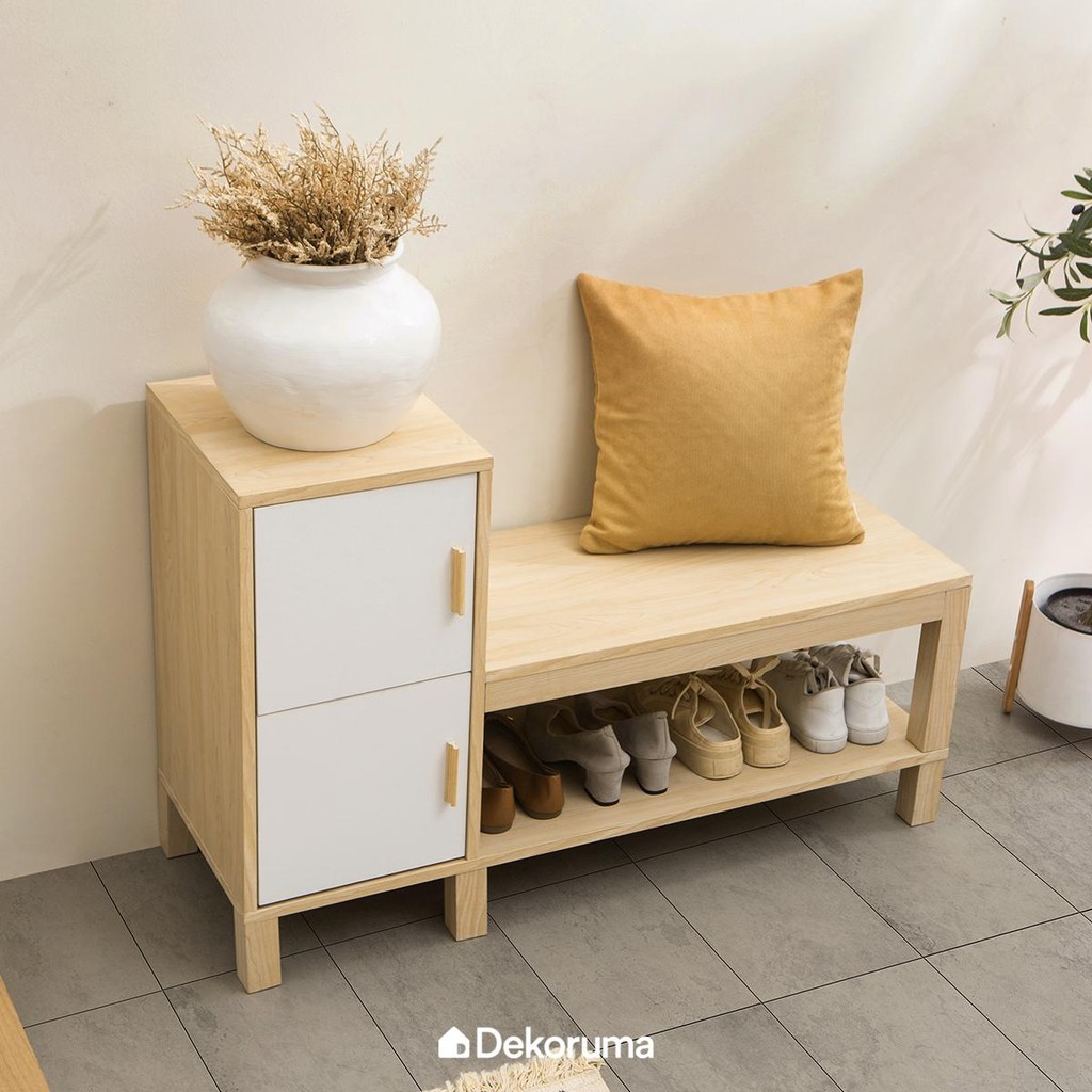 Jual Dekoruma VINN Rak Sepatu Layer Puff dengan Tempat Duduk / Bench ...