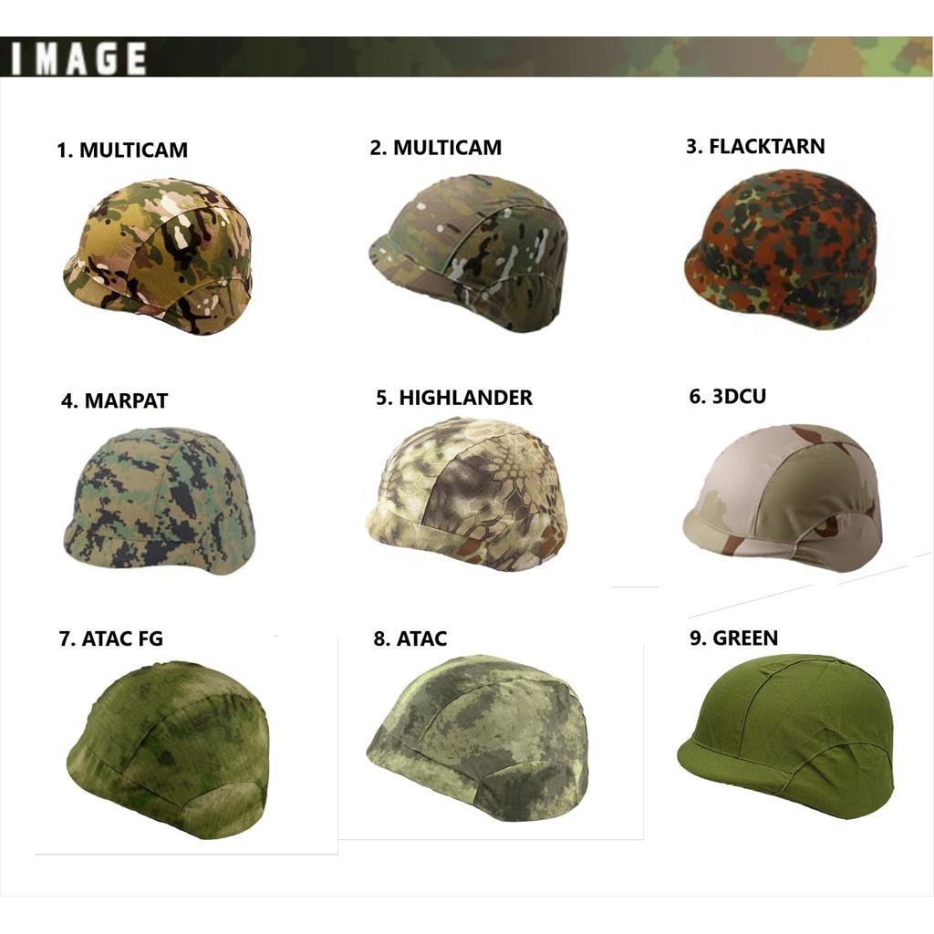 Jual cover helm pasgt atau mich | Shopee Indonesia