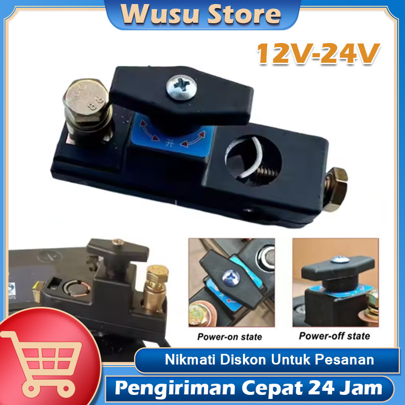 Jual Saklar Pemutus Aki mobil Universal 12V-24V Pemutus Saklar Aki ...
