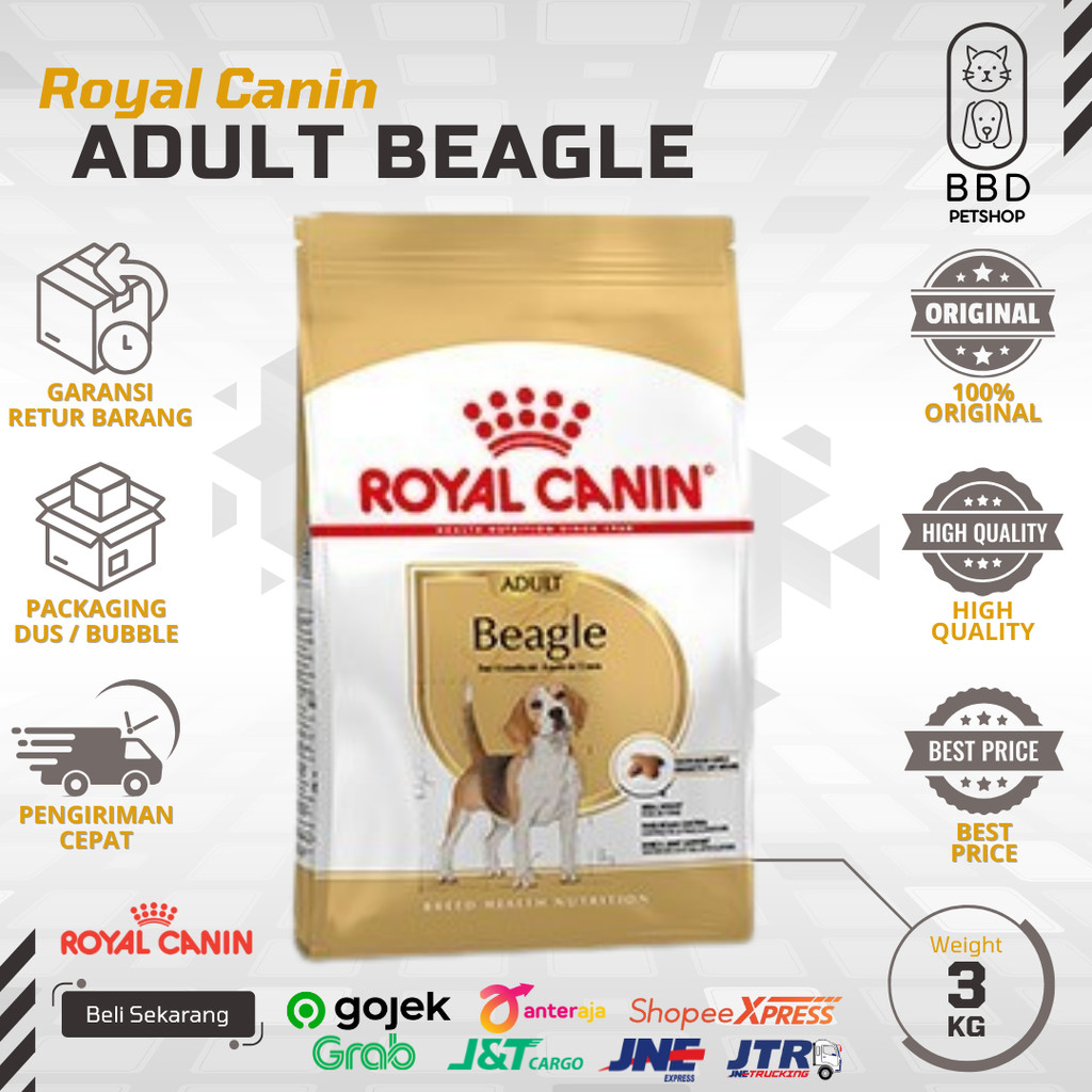 Jual ROYAL CANIN BEAGLE ADULT 3KG FRESHPACK | Shopee Indonesia