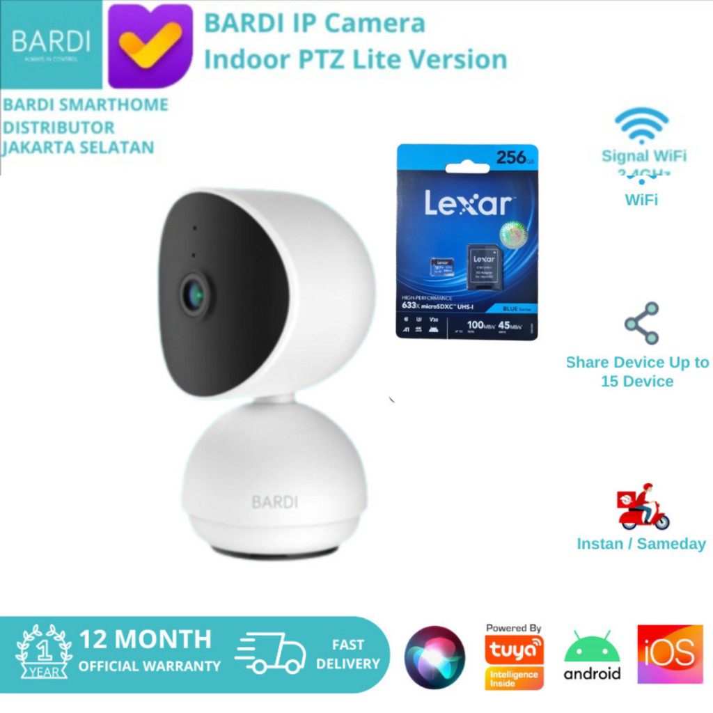 Jual BARDI IP Camera Indoor PTZ (Lite Version) | Shopee Indonesia