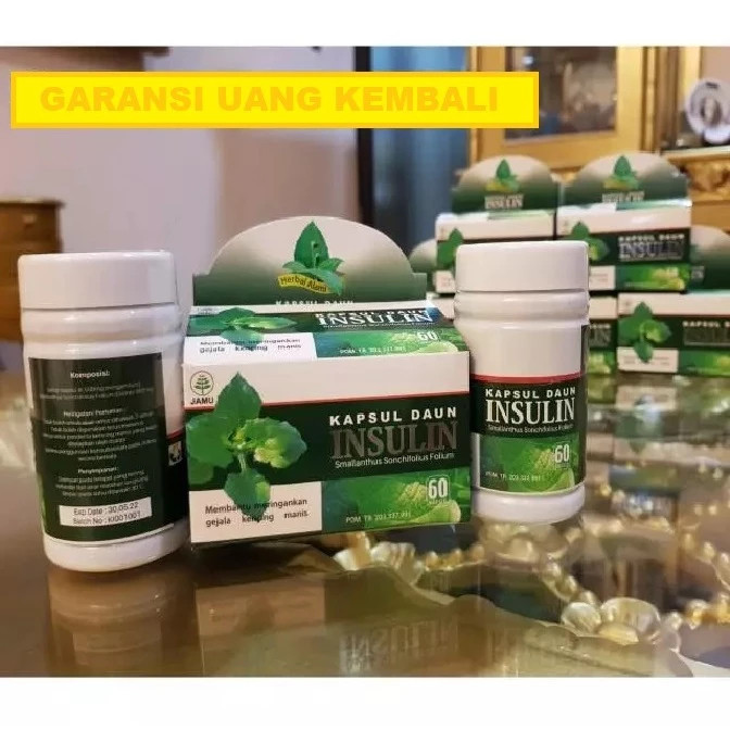 Jual kapsul insulin/kapsul daun insulin by Kedai Herbal Bogor Raya ...
