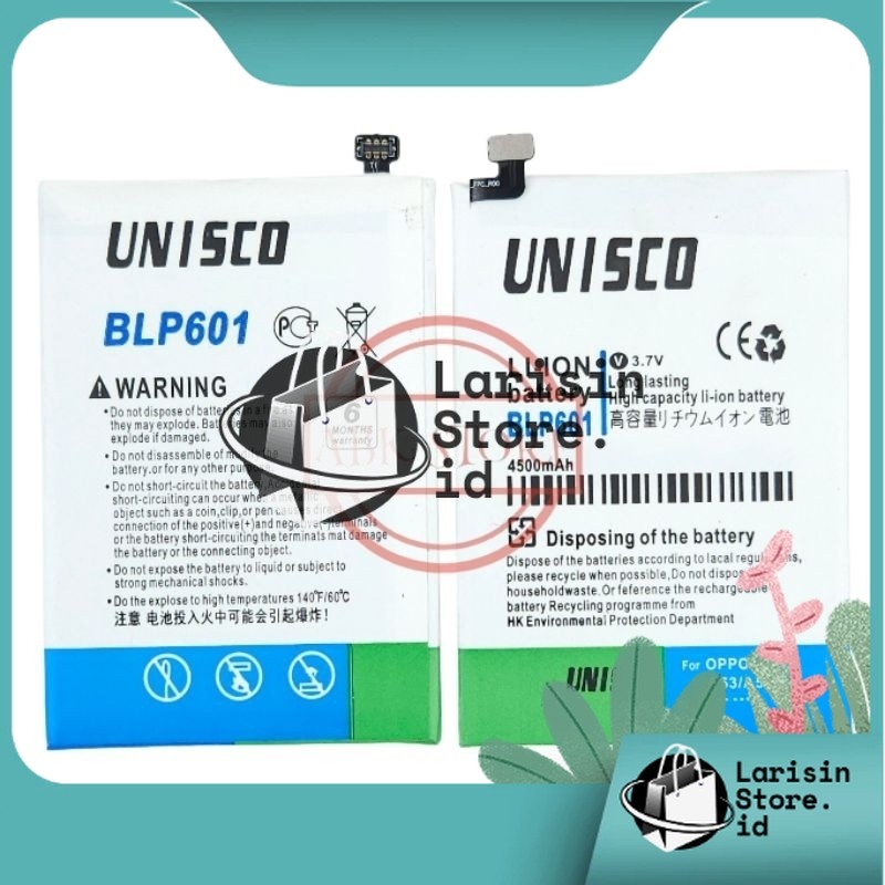 Jual BATERAI UNISCO BLP601 OPPO F1S / A59 BATTERY DOUBLE POWER (LARISIN ...