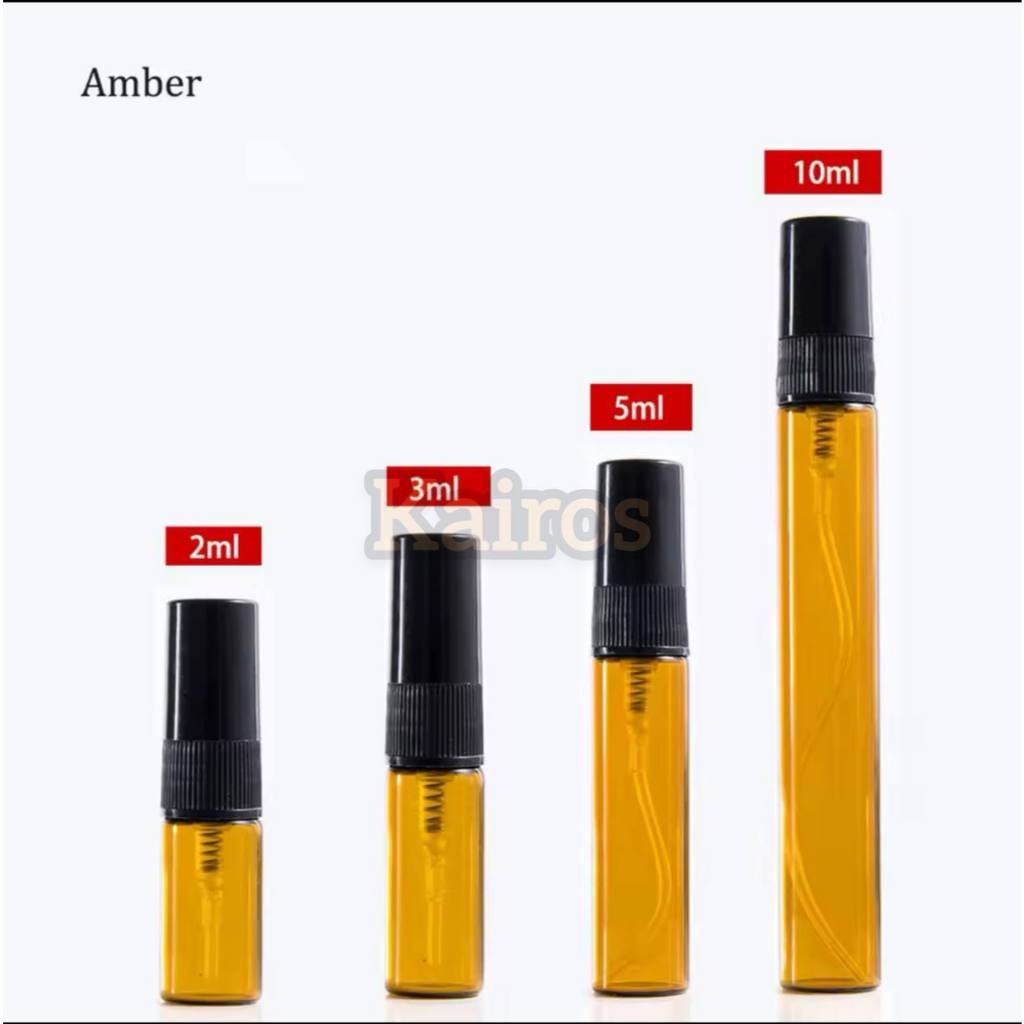 Jual Botol vial spray kaca 2ml 5ml 10ml refillable parfum travel size ...