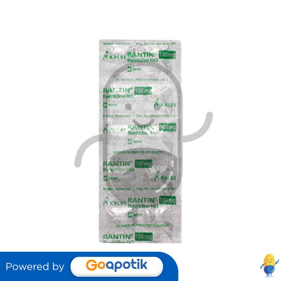 Jual Rantin 150 Mg Strip 10 Tablet | Shopee Indonesia
