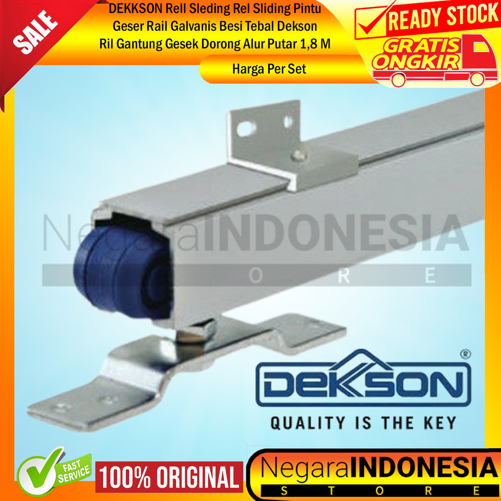 Jual Dekkson Rell Sleding Galvanis Besi Tebal Rel Sliding Pintu Geser ...