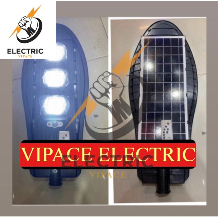 Jual lampu jalan pju cobra 150w panel surya 150 w solar cell remote ...