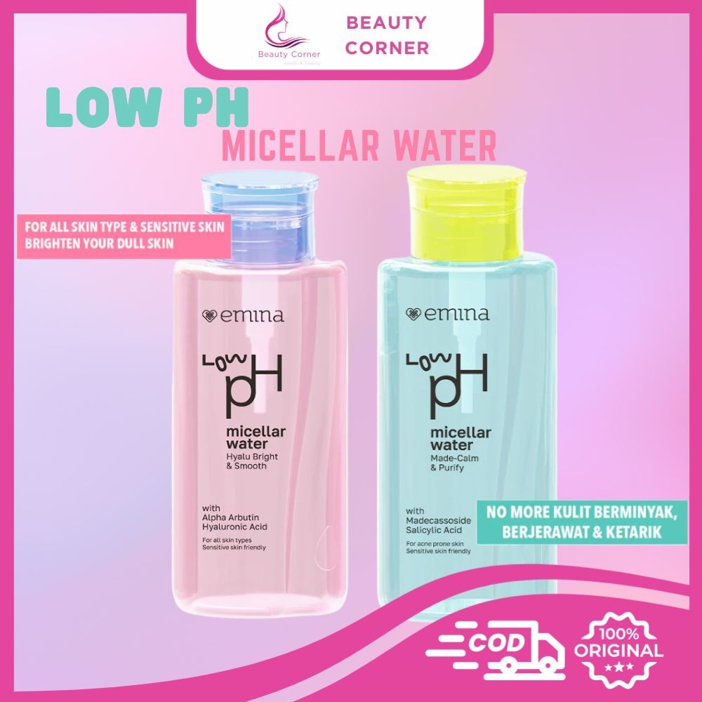 Jual Emina Hyalubright & Made Calm Low PH Micellar Water | Shopee Indonesia