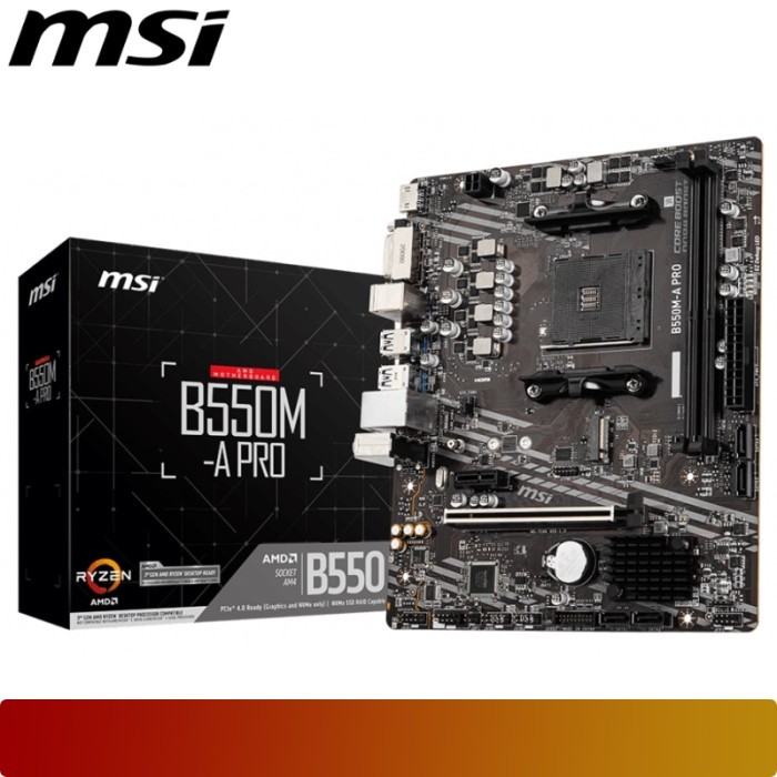 Jual MSI B550M-A PRO | Motherboard AMD Ryzen AM4 Micro ATX | Shopee ...