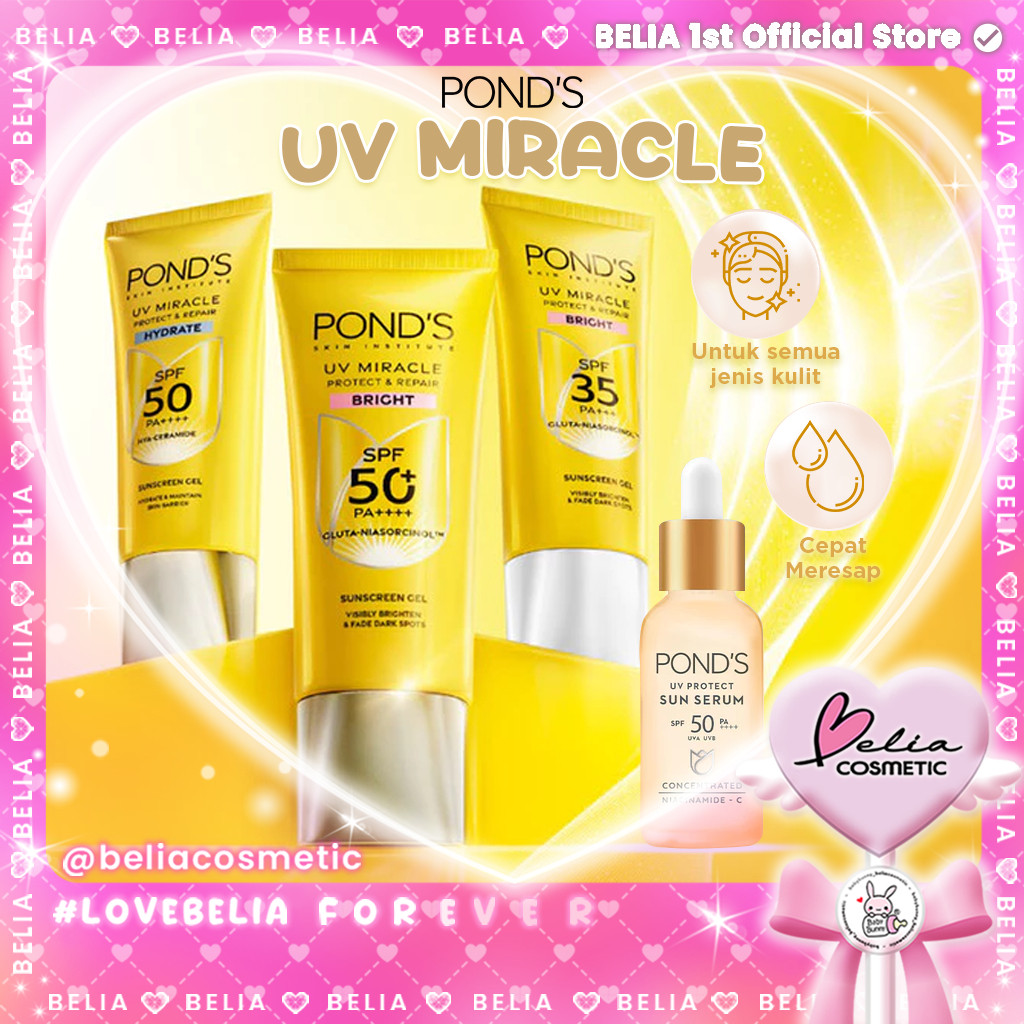 Jual POND'S Sun Serum UV Protection Series | SPF 50+ SPF 35 | Sunscreen ...