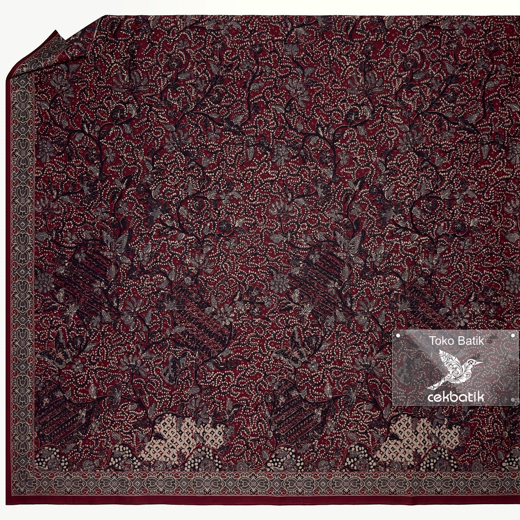 Jual kain batik - Kualitas Premium Motif Batik Bunga Gradasi Unik dan ...