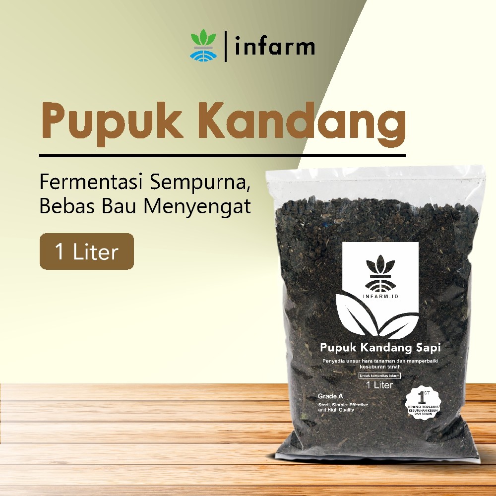 Jual INFARM - Media Tanam Organik Pupuk Kandang Gratis Label Tanaman 1 ...