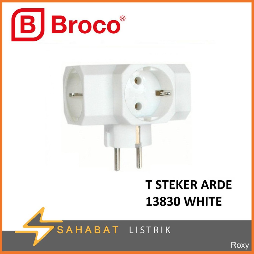 Jual BROCO COLOKAN T CABANG 3/STEKER T ARDE 13830 | Shopee Indonesia