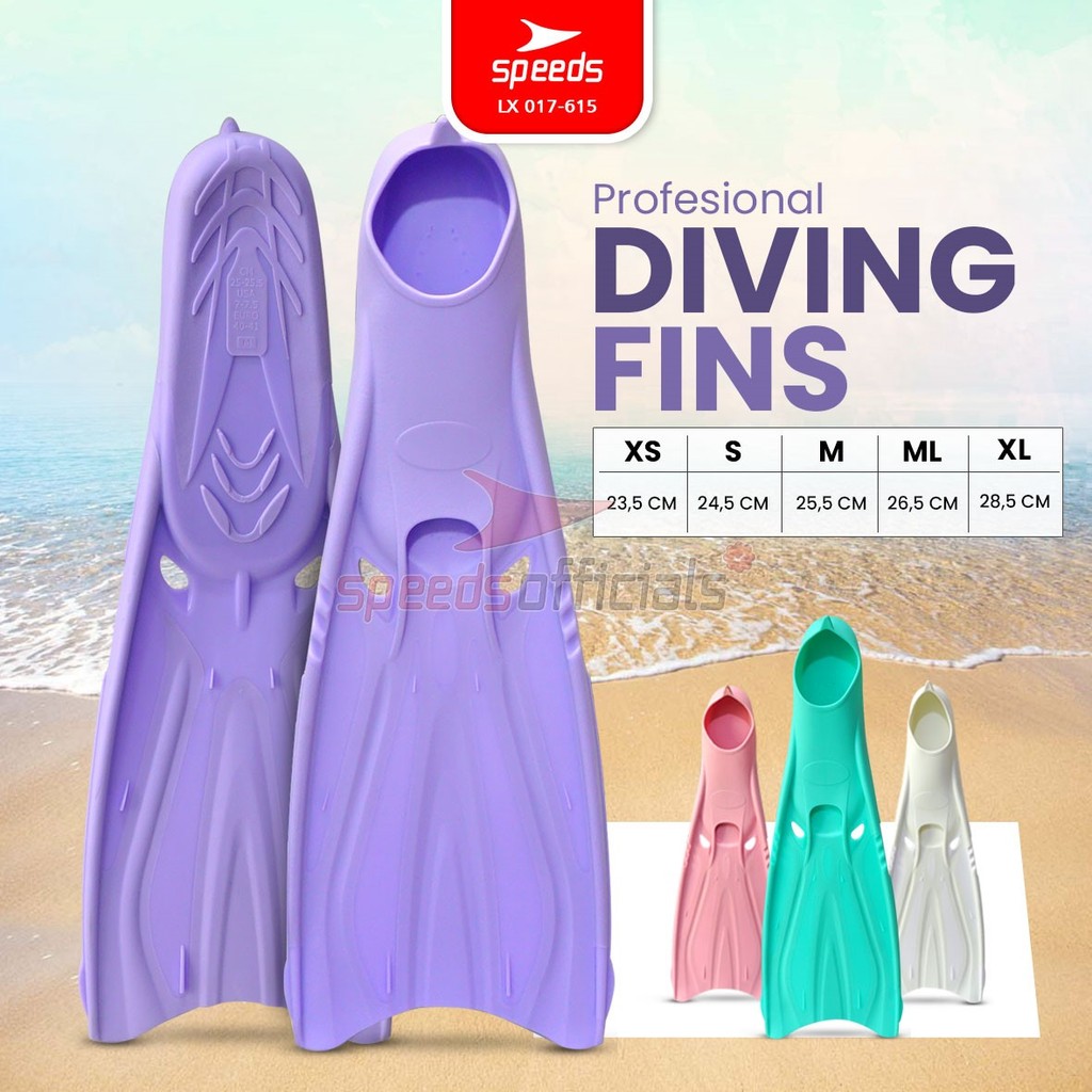 Jual SPEEDS Kaki Katak Diving Fins Perlengkapan Snorkeling Laut ...