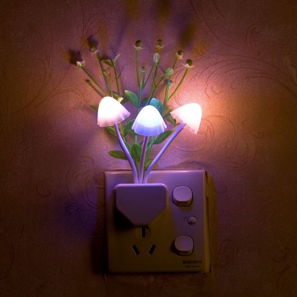 Jual LPL Lampu Tidur Jamur Avatar Sensor Mushroom Lamp LED Night Lampu ...