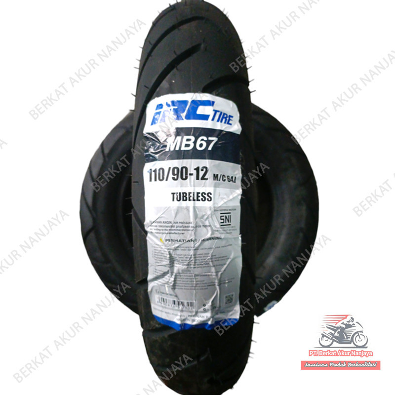 Jual IRC MB67 110/90-12 Ban Belakang Scoopy New Freego Tubeless ...