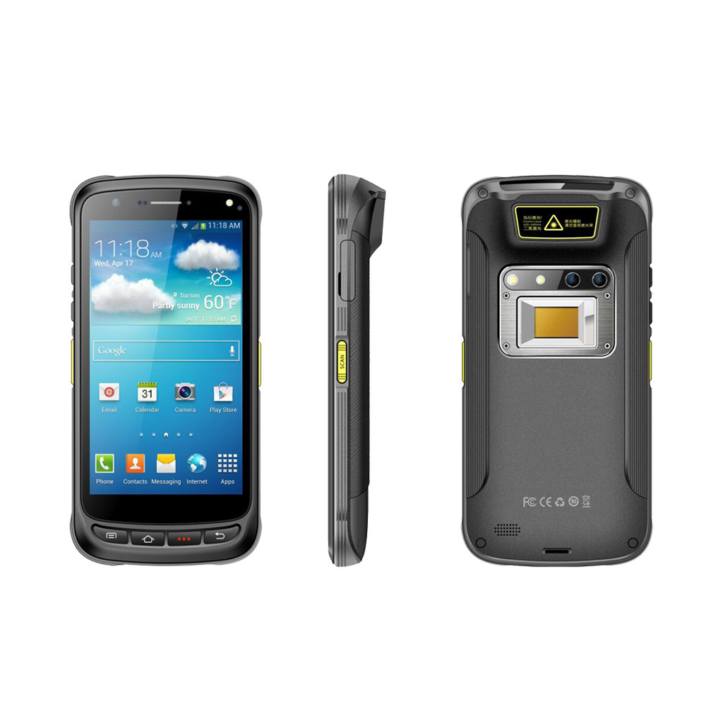 Jual 5.2inch Rugged Android Smartphone PDAs Handheld Fingerprint 2D ...