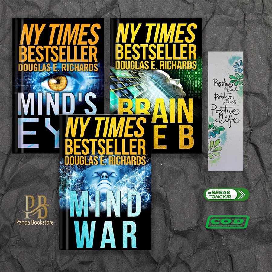 Jual Nick Hall (4 book series) Mind's Eye | BrainWeb | MindWar | Unleashed by Douglas E ...