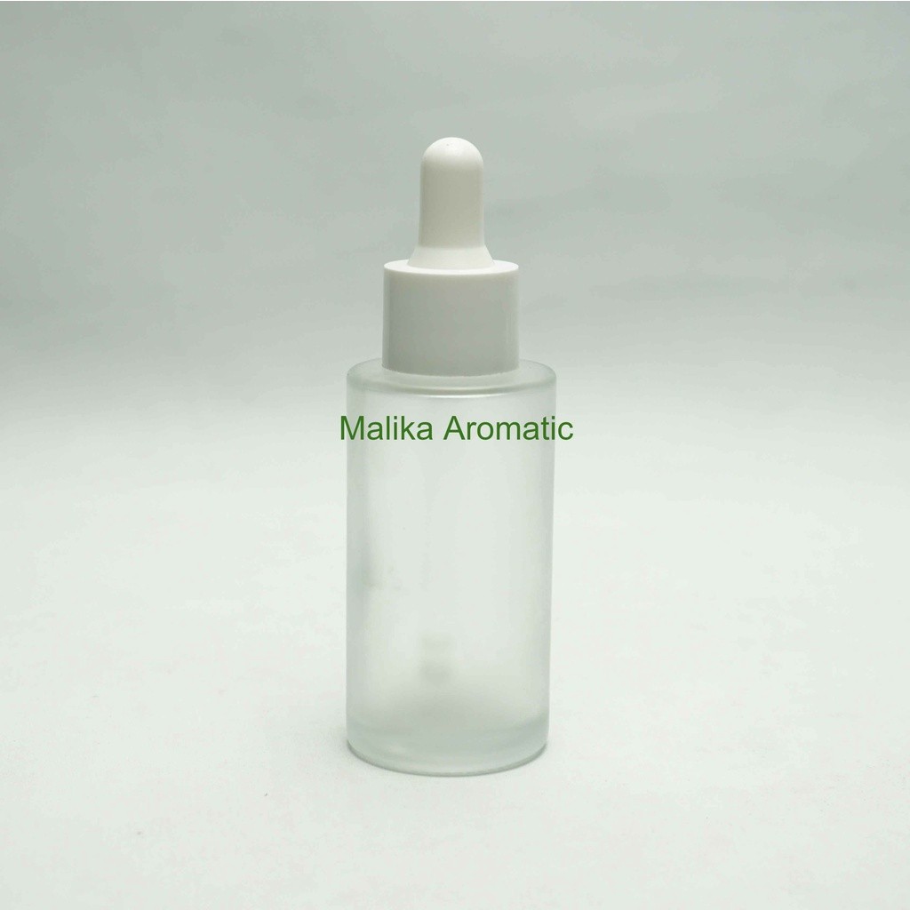 Jual Serum 40 ml RF Clear Frossted Pipet Putih PP / Botol Pipet Karet ...