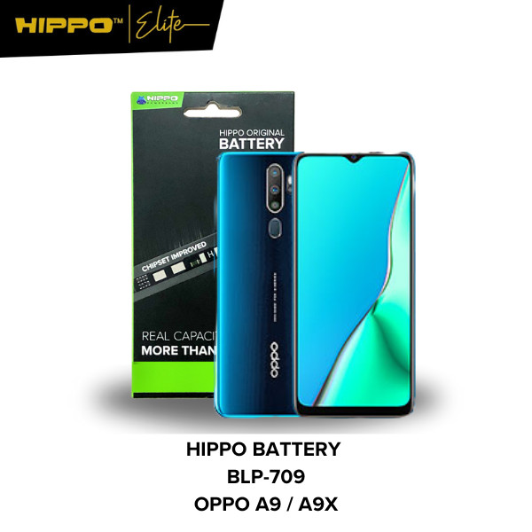 Jual Hippo Baterai OPPO BLP-709 OPPO A9 / A9X 4020mAh | BLP709 Battery ...
