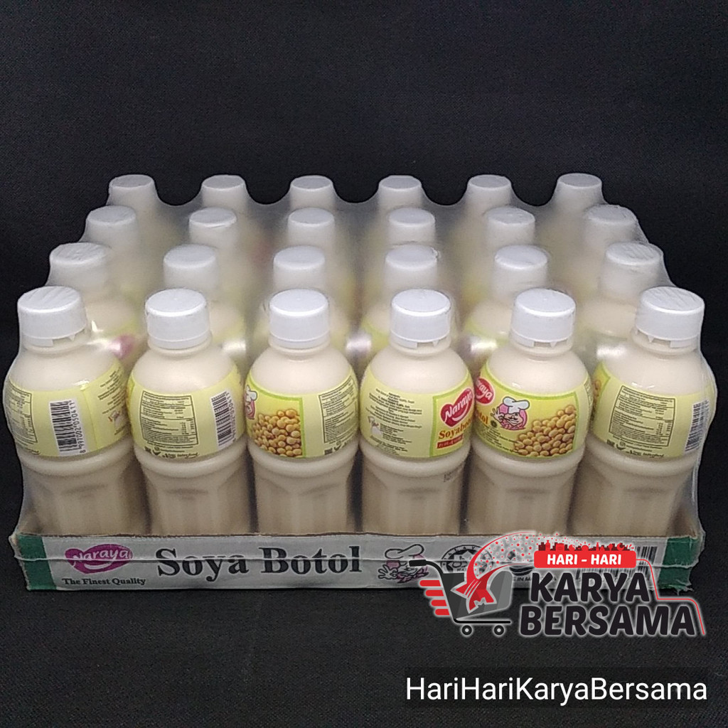 Jual NARAYA SOYA SUSU KEDELAI BOTOL PER CARTON ISI 24'S X 320ML ...