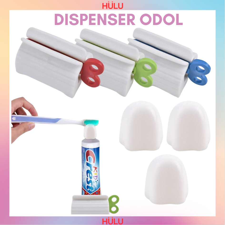 Jual Dispenser Model Odol Roll Putar Penjepit Pasta Gigi Model Putar ...