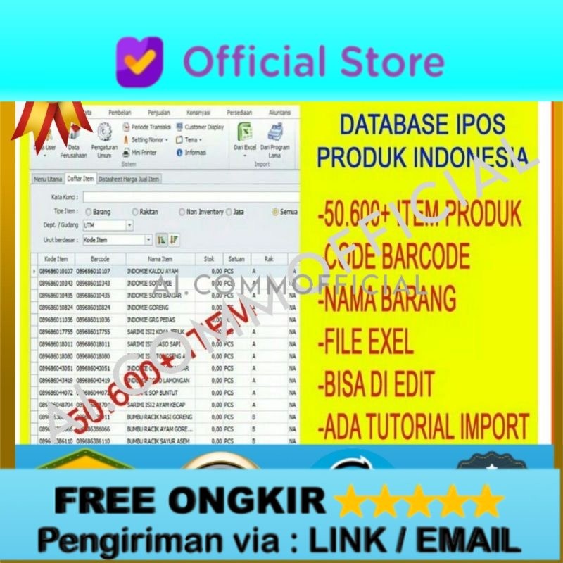 Jual database Software Ipos 4 produk indonesia Update | Shopee Indonesia
