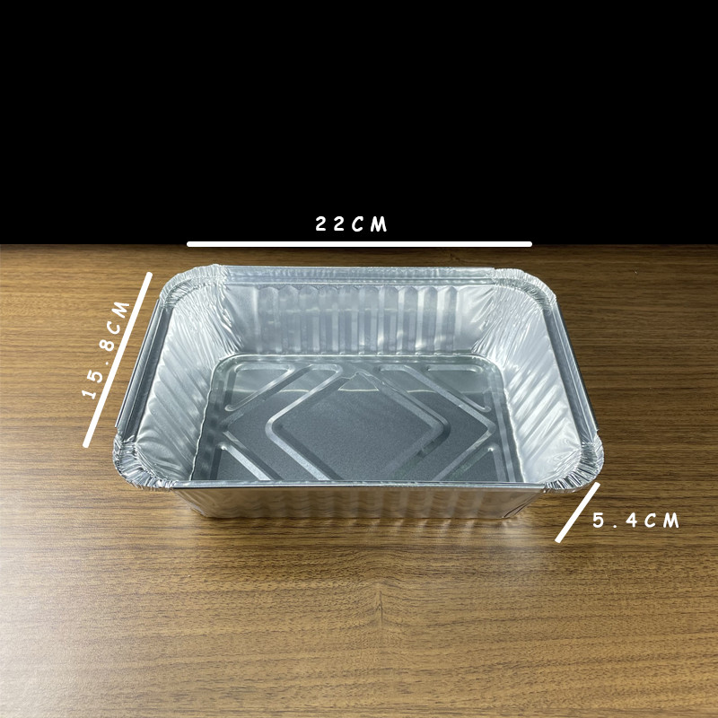 Jual Alumunium Foil Tray Cup S220B Macaroni Schotel Lasagna Klappertart Roti Spaghetti | Shopee ...