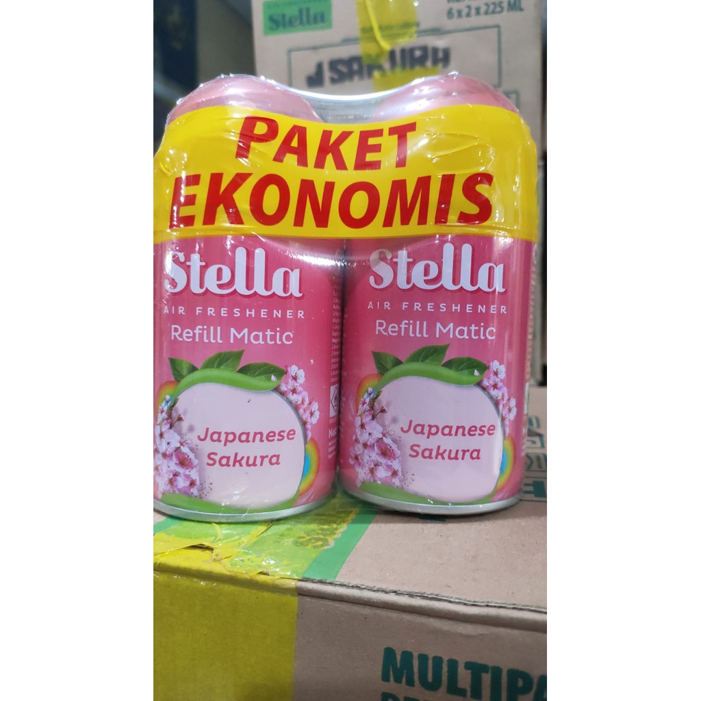 Jual Paket Ekonomis / paket isi dua Stella Pengharum ruangan 225 ML/160 ...