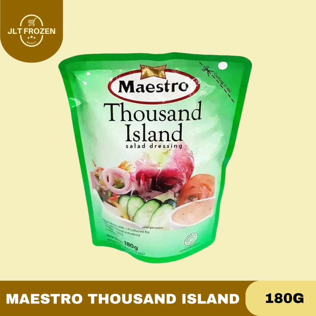 Jual Maestro Thousand Island / Salad Dressing / Pouch 180g | Shopee ...