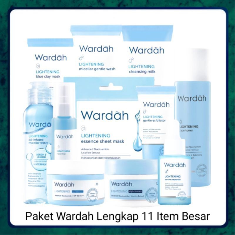 Jual Paket Wardah Lightening Series Lengkap|Sepaket Wardah Lightening ...