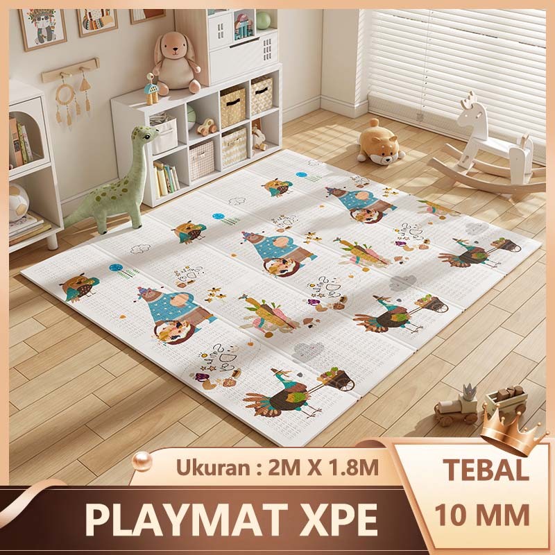 Jual Matras Lipat Bayi | Tikar Anak Lebih Tebal 【200CM*180CM】 Karpet ...