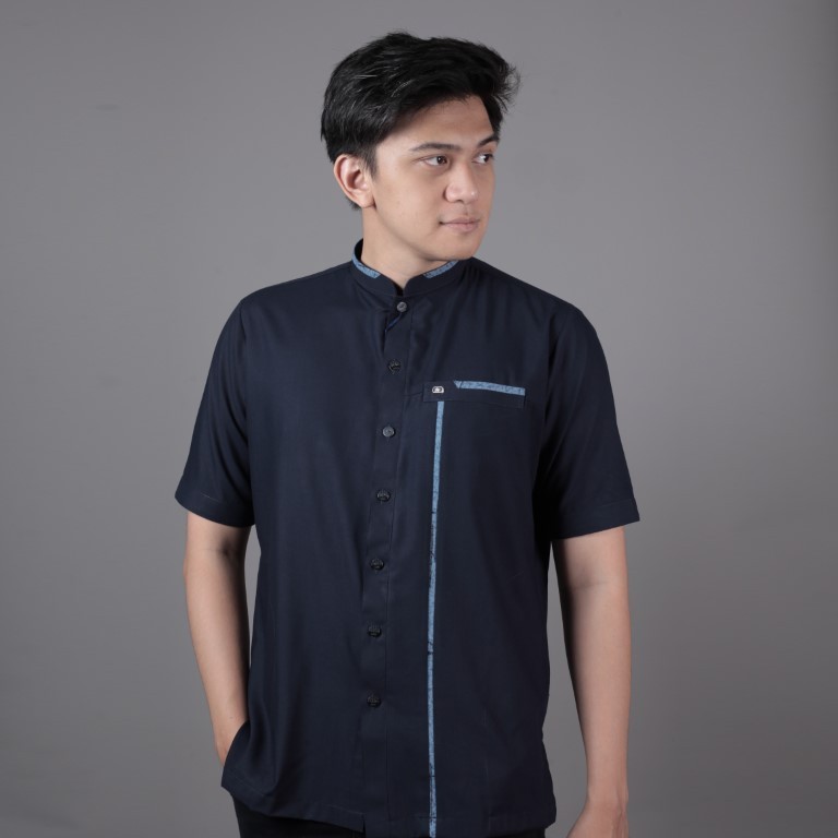 Jual Qori Apparel Reguler Baju Koko Casual Suhail (Lengan Pendek) SUH-1 ...