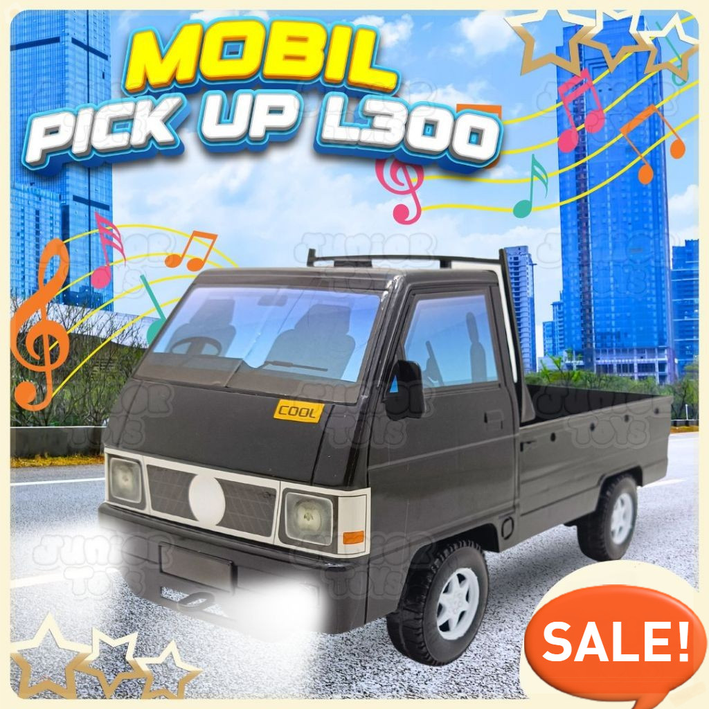 Jual Miniature Mobil Pickup L300 Music Black Edition | Shopee Indonesia