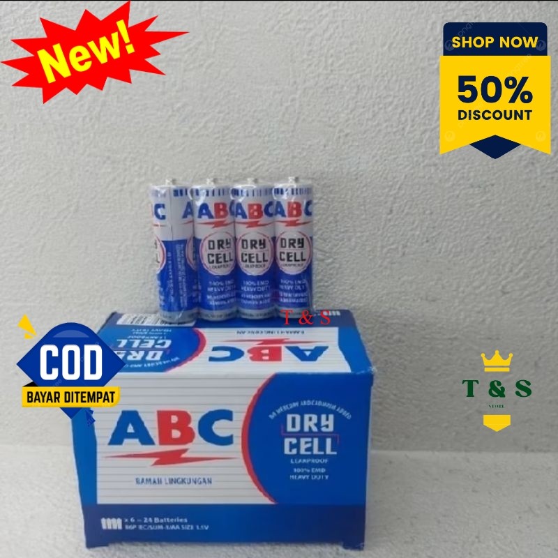 Jual ABC Batu Baterai A2 / perdus isi 24 pcs | Shopee Indonesia