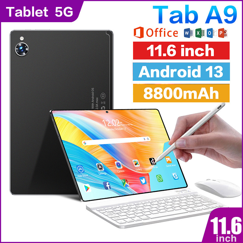 Jual Tab A9 Tablet 16GB+1024GB 1TB Tablet Android 11.6Inci Layar Penuh ...