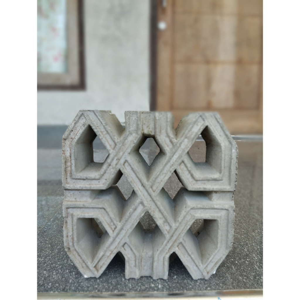 Jual Cetakan Roster Fiber Motif Trawangan Maroko Ukuran 20x20 | Shopee ...