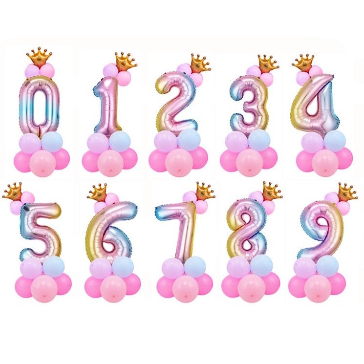 Jual Paket Ulang Tahun Ultah Balon Foil Angka Umur Usia Jumbo Besar 80 ...