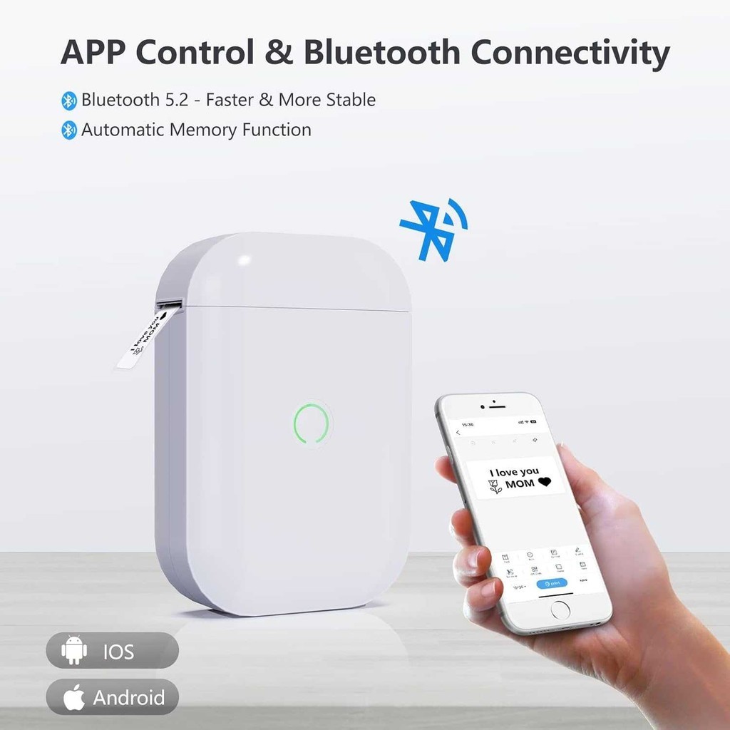 Jual LATHIFSHP PikDik Printer Thermal Mini Label Maker Sticker ...