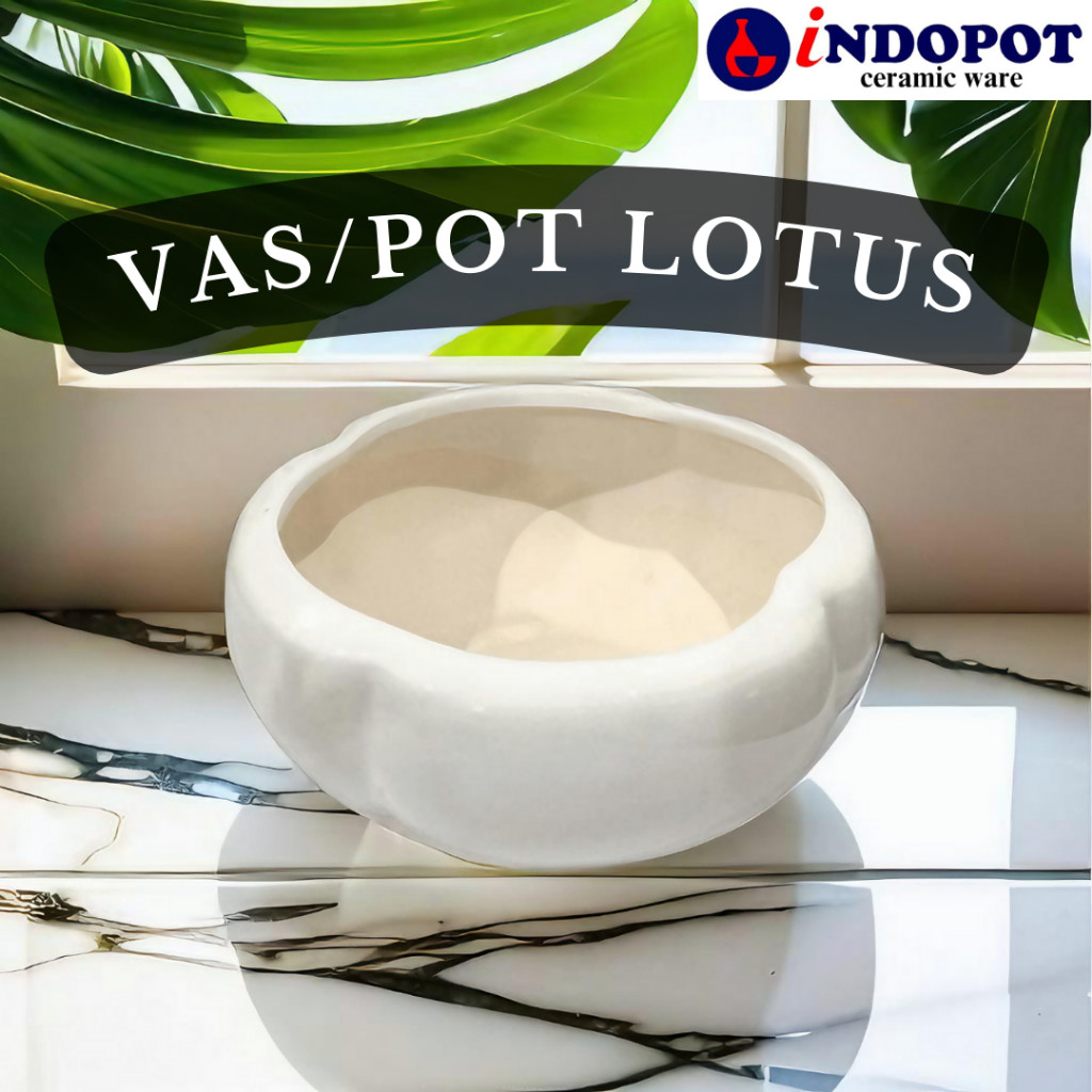 Jual Vas Pot Model Lotus bisa untuk dekorasi rumah berbagai tanaman ...