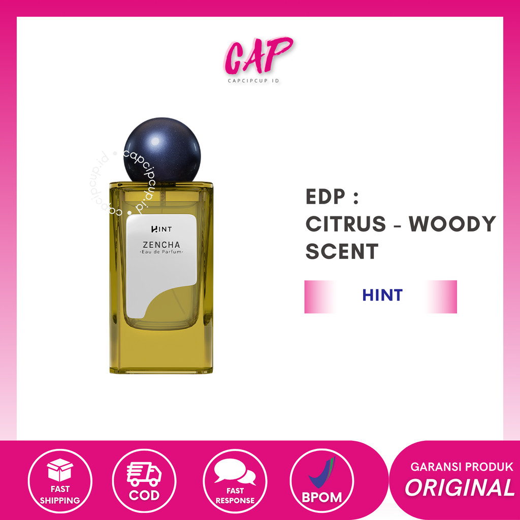 Jual CAP - HINT Zencha Eau de Parfum 50ml Original | EDP | Shopee Indonesia