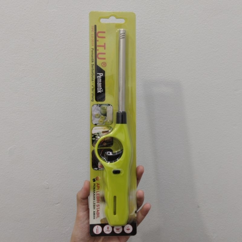 Jual Korek Api Gas Lighter Pemantik Mancis UTU LU-303X Pematik Gas ...